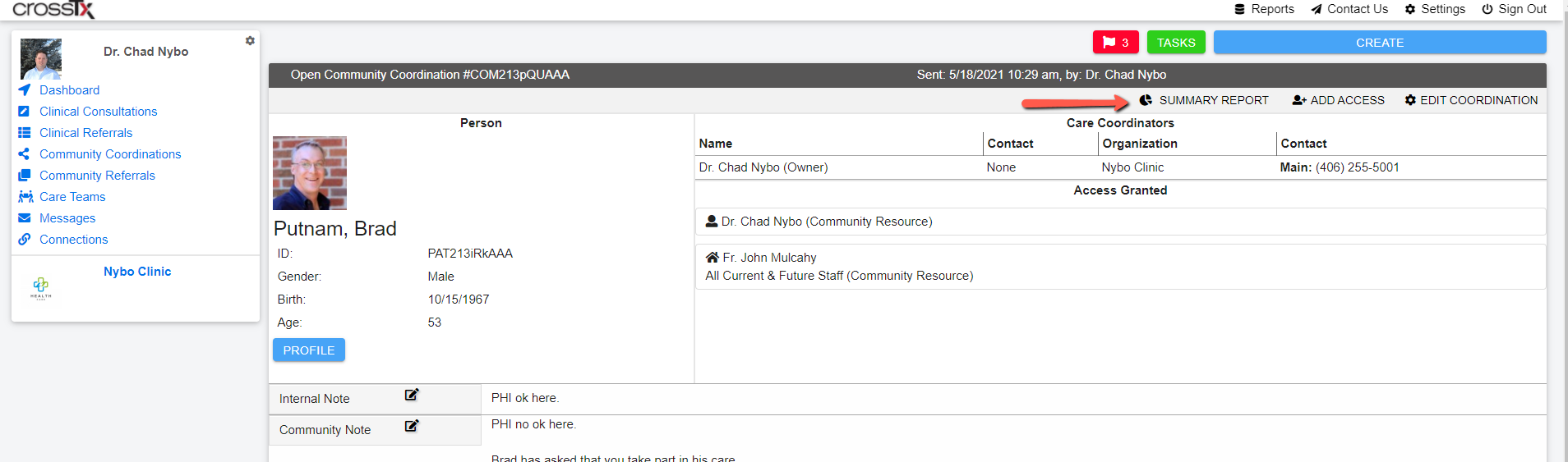 How do a create a PDF of a Community Coordination to print or upload ...